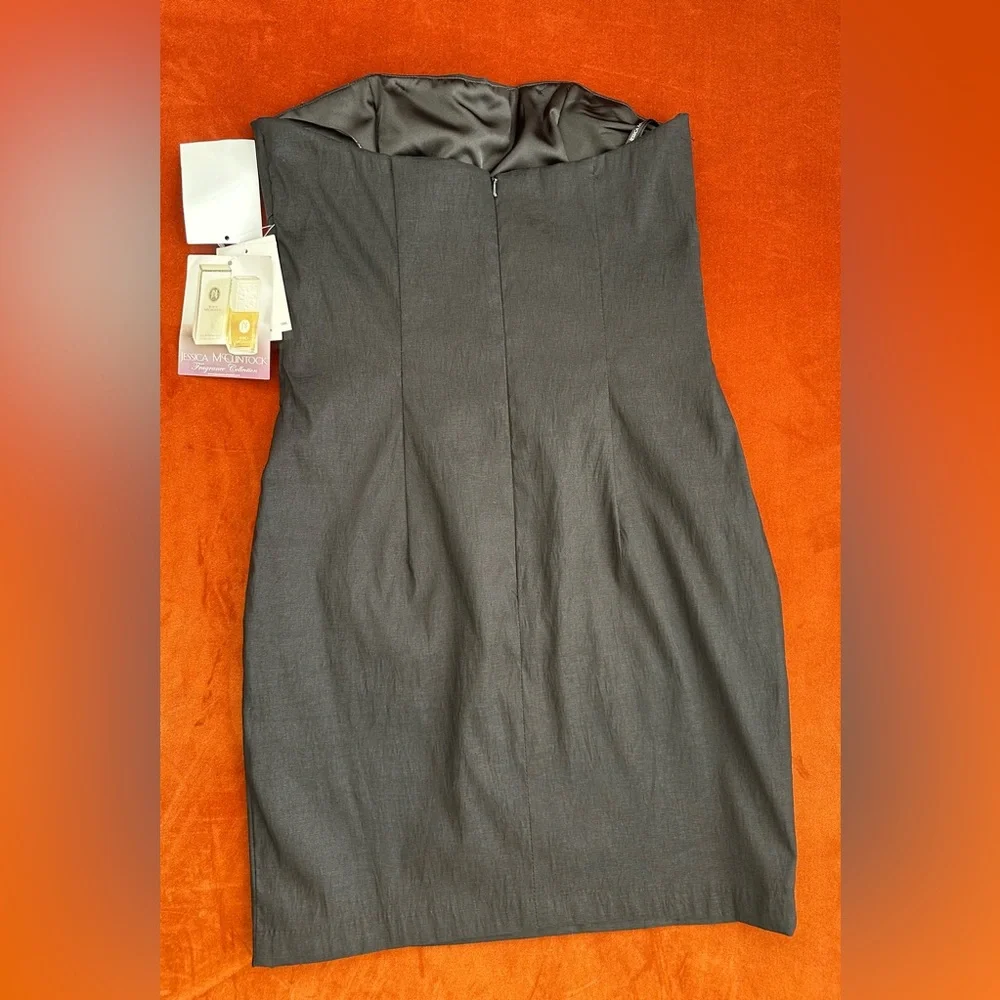 Jessica McClintock | Dresses | Jessica Mcclintock Nwt Black Strapless ...